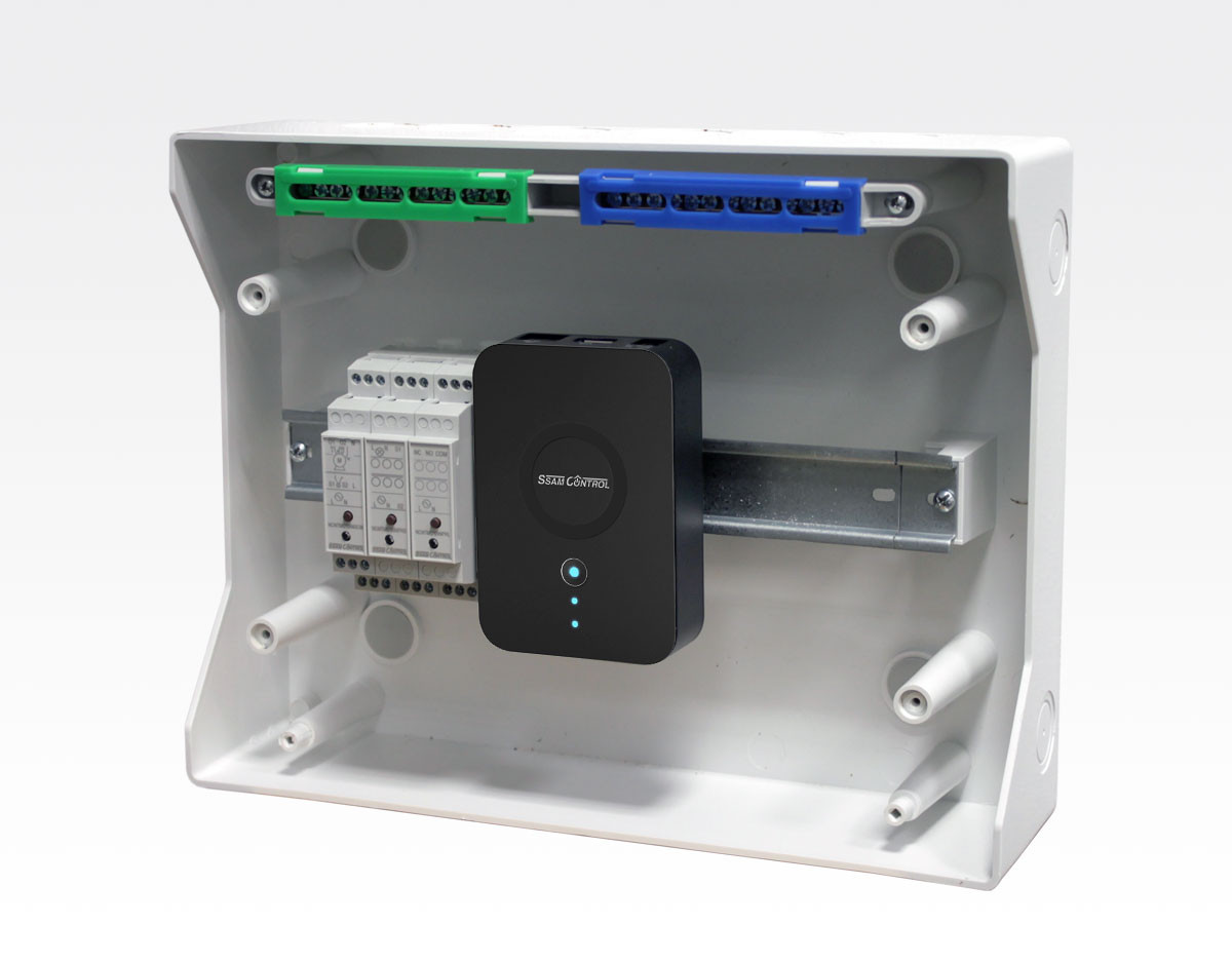DIN-Hutschienen Befestigung für SSAMControl Module